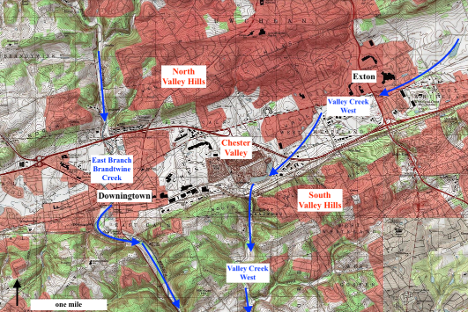 Using Topographic Maps to Determine Philadelphia Drainage System and ...